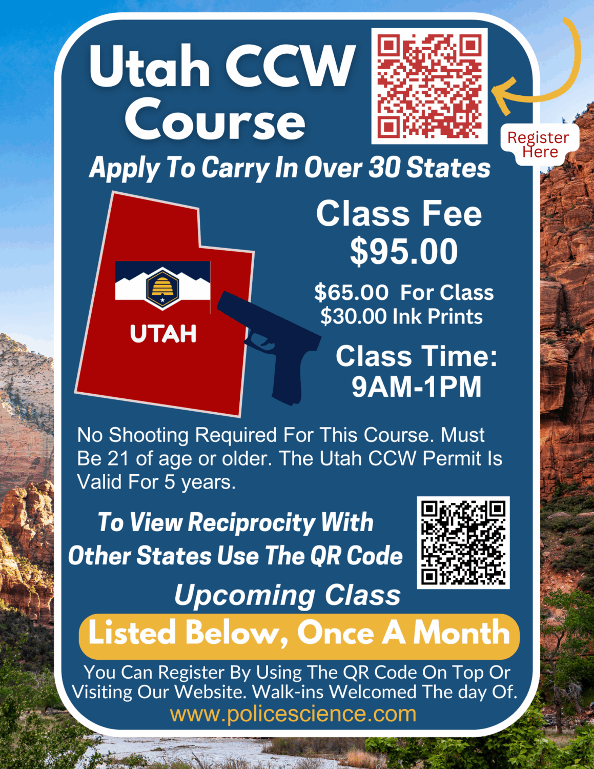 CCW UTAH Non-Resident Permit